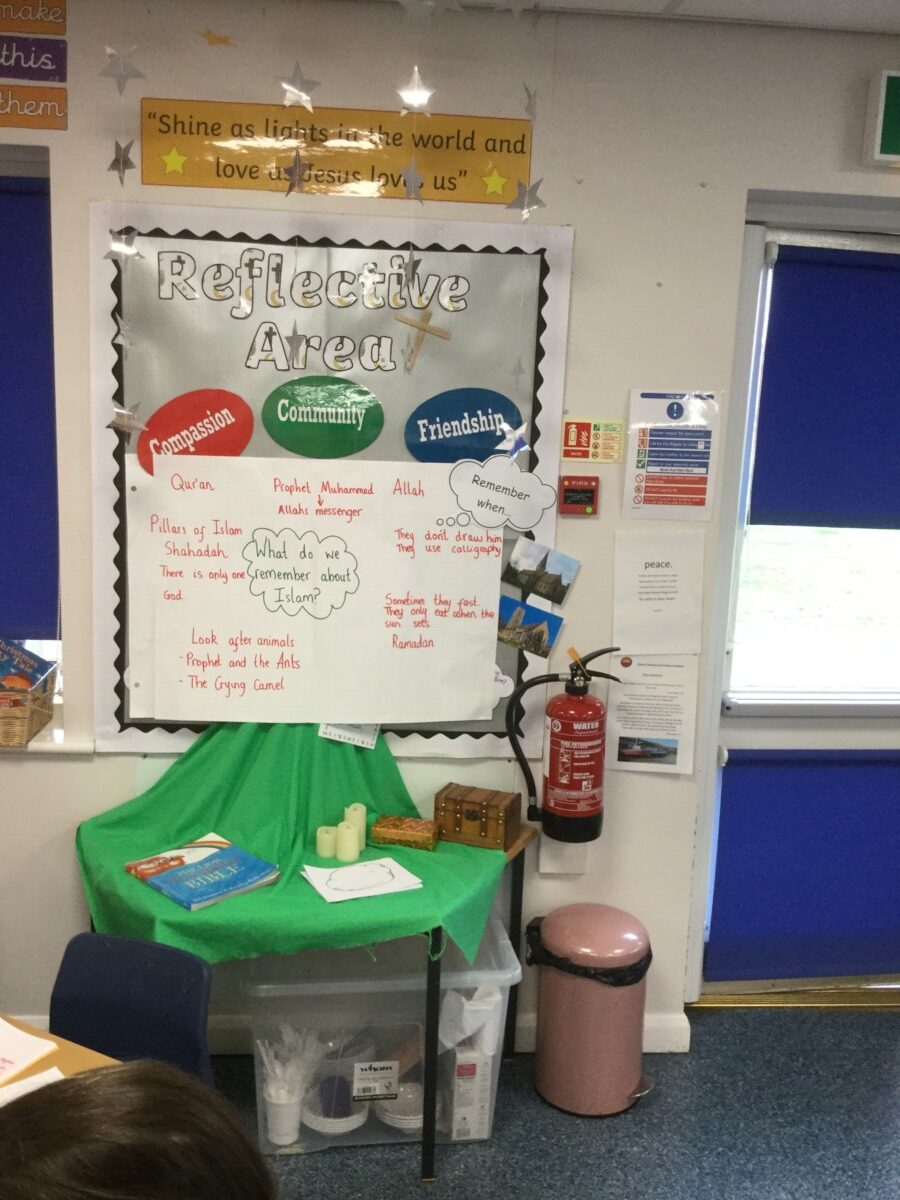 Reflective Area – Filey Church of England Nursery and Infants Academy