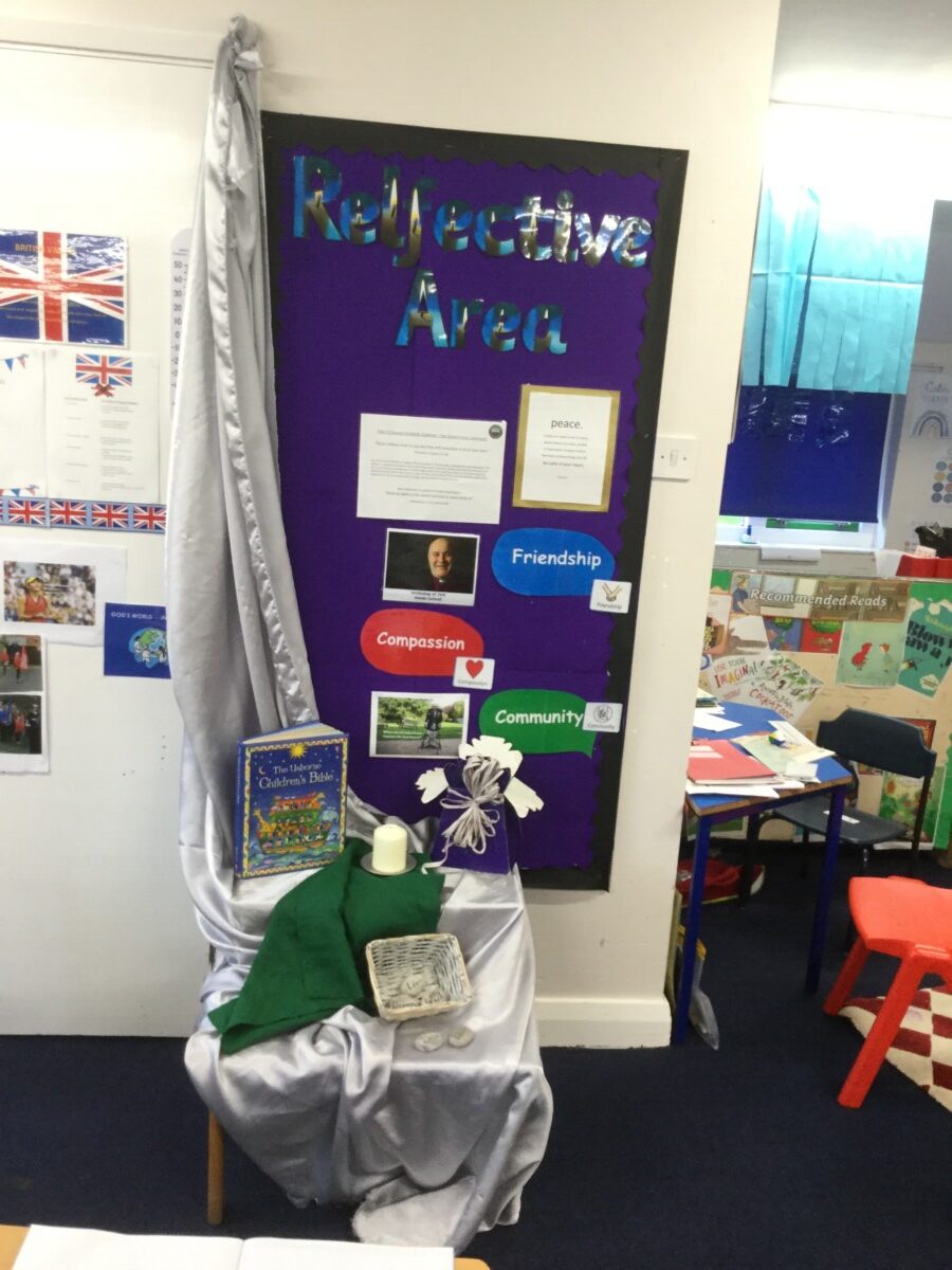 Reflective Area – Filey Church of England Nursery and Infants Academy